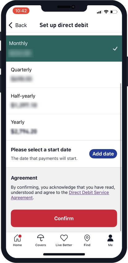 How to set up direct debit | Medibank